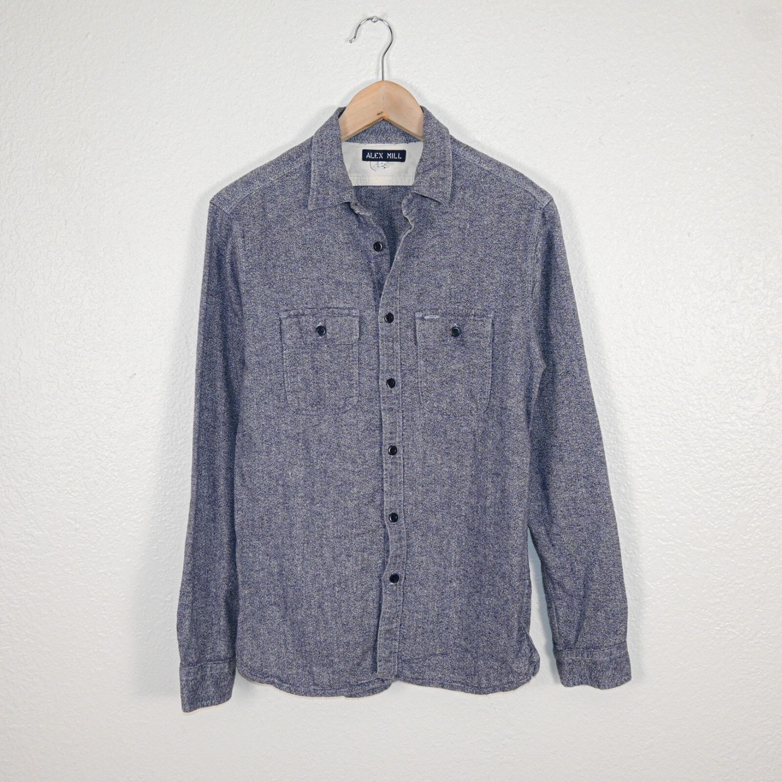 Alex Mill ALEX MILL Men's Caden Roadhouse Button up Shirt Navy Small ...