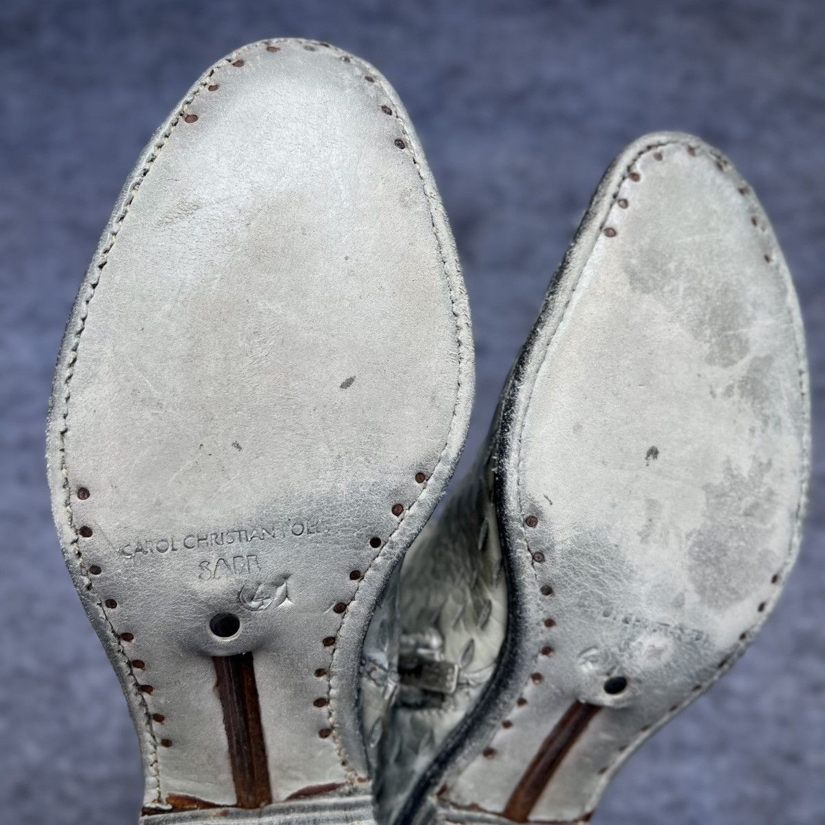 Carol Christian Poell Carol Christian Poell Laser Cut Tornado Boots ...