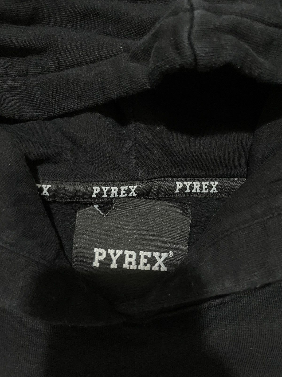 Vintage Black hoodie Pyrex Hba Playboi carti 00s og skate drip y2k ...