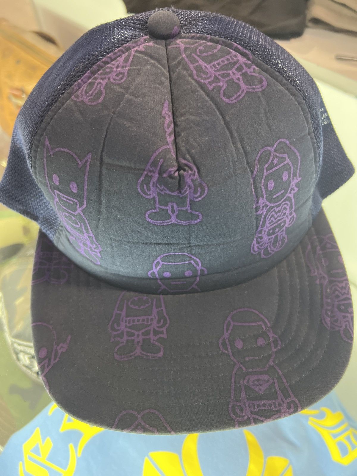 Bape × Dc Comics Bape x DC Baby Milo Mesh Cap | Grailed