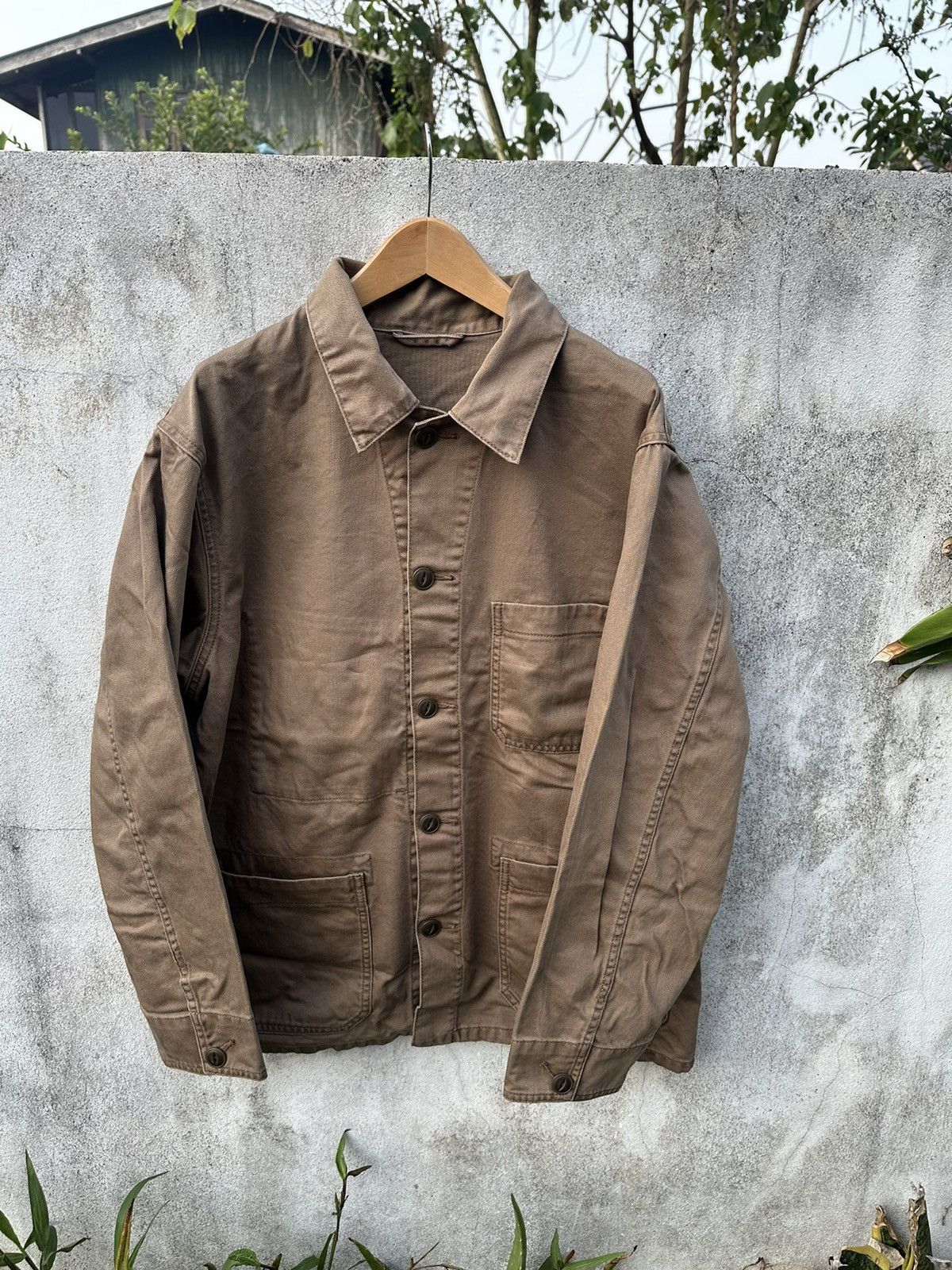 Streetwear × Uniqlo Uniqlo worker jacket | Grailed