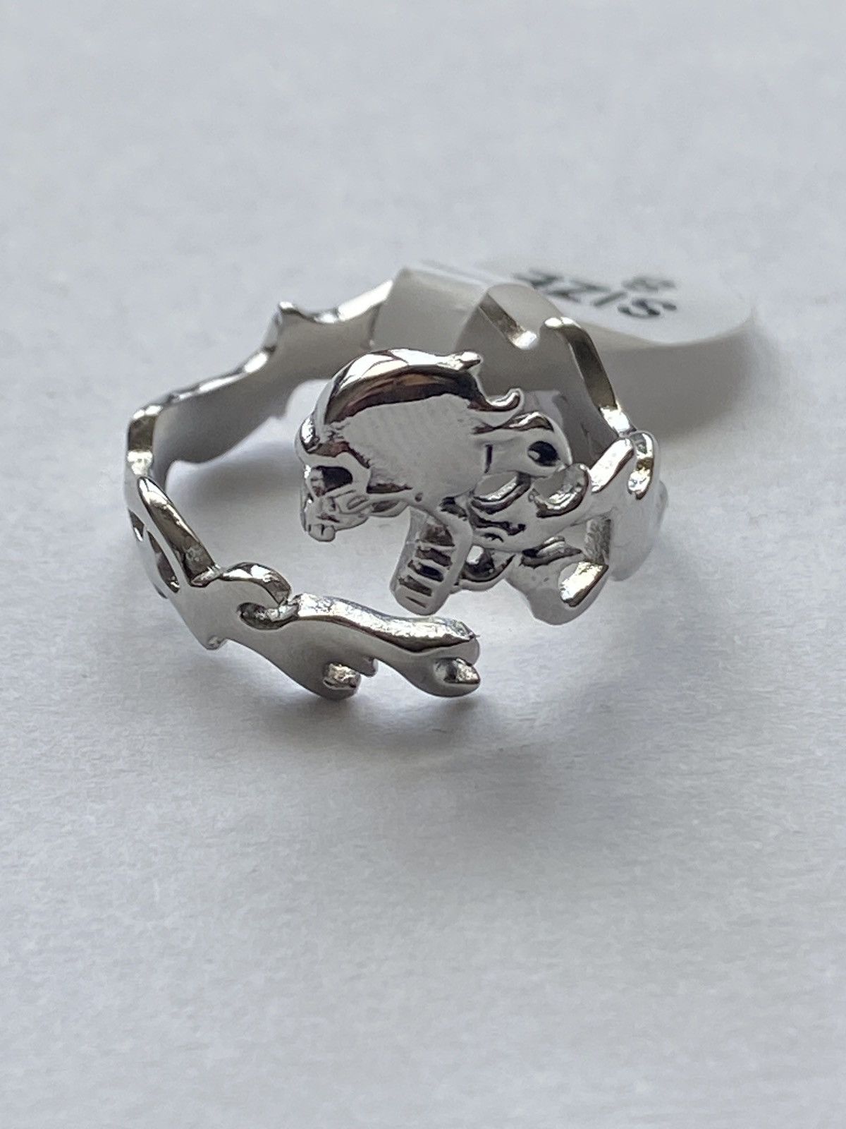 Streetwear Hard Jewelry Life on Fire Ring | Grailed