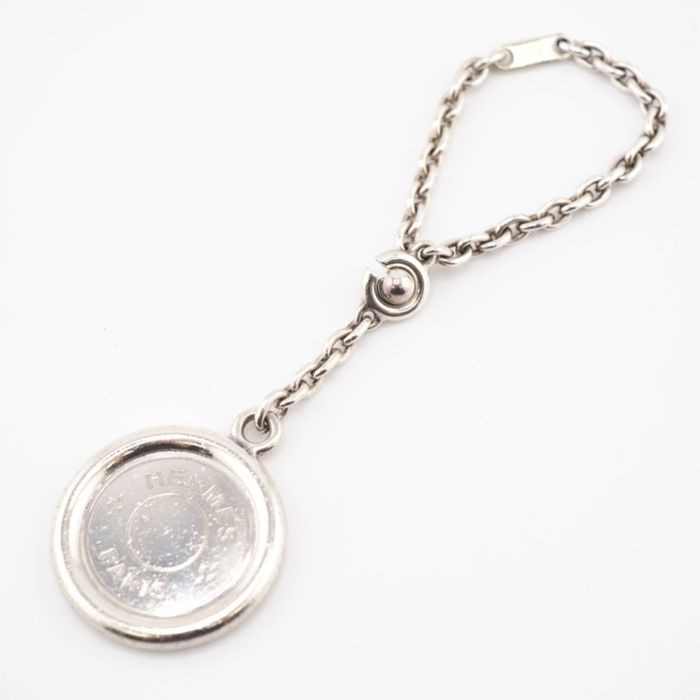 Hermes HERMES Serie Keychain Silver Ladies | Grailed