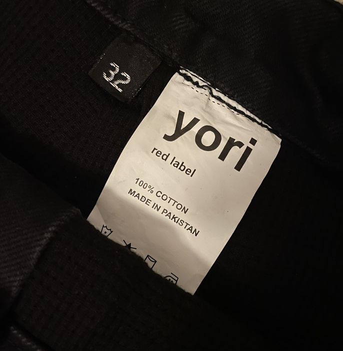 Japanese Brand Yori Black Thermal pants | Grailed