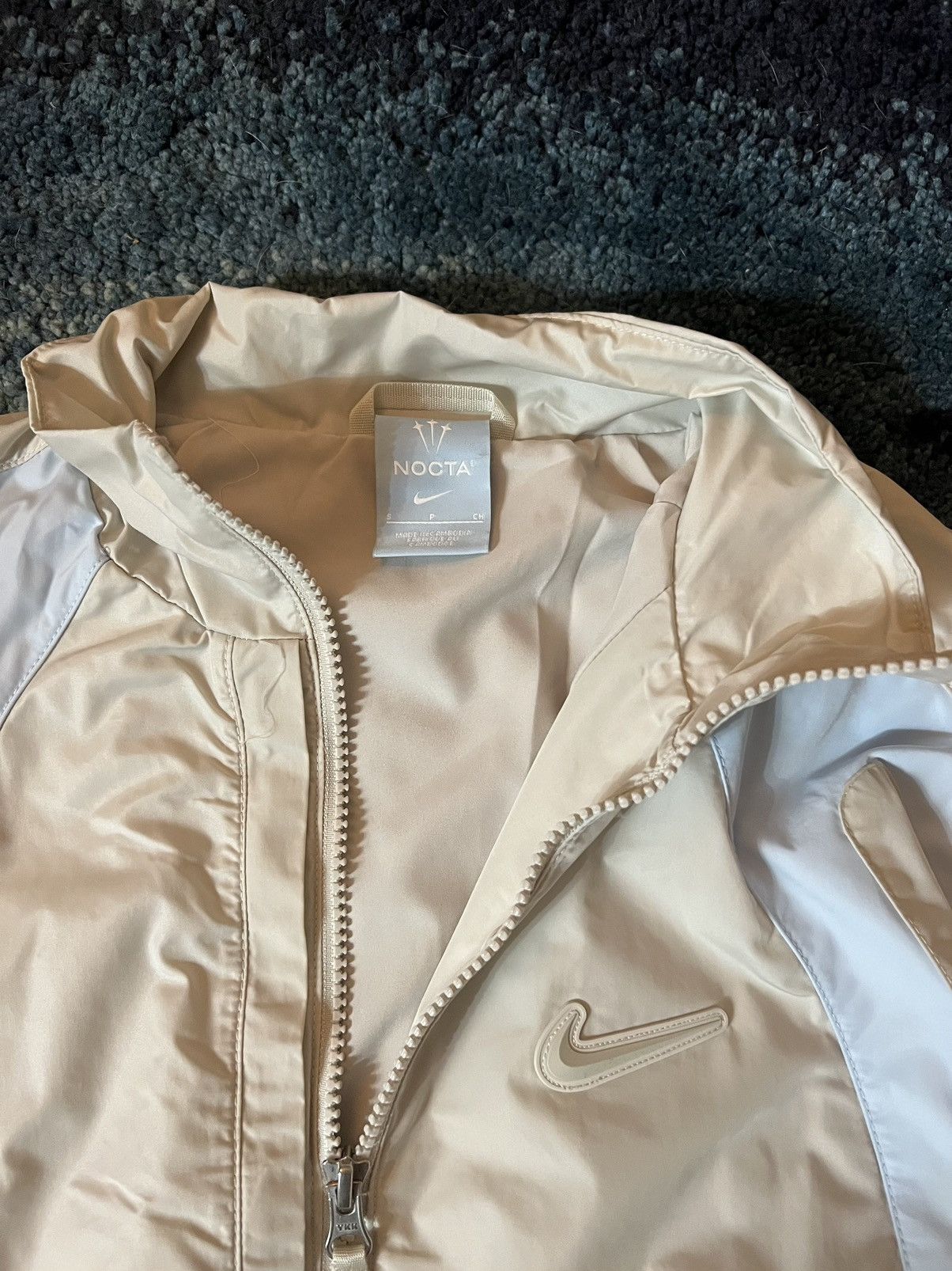 Drake × Nike NOCTA DRAKE TRACKSUIT JACKET BONE NORTHSTAR NYLON | Grailed
