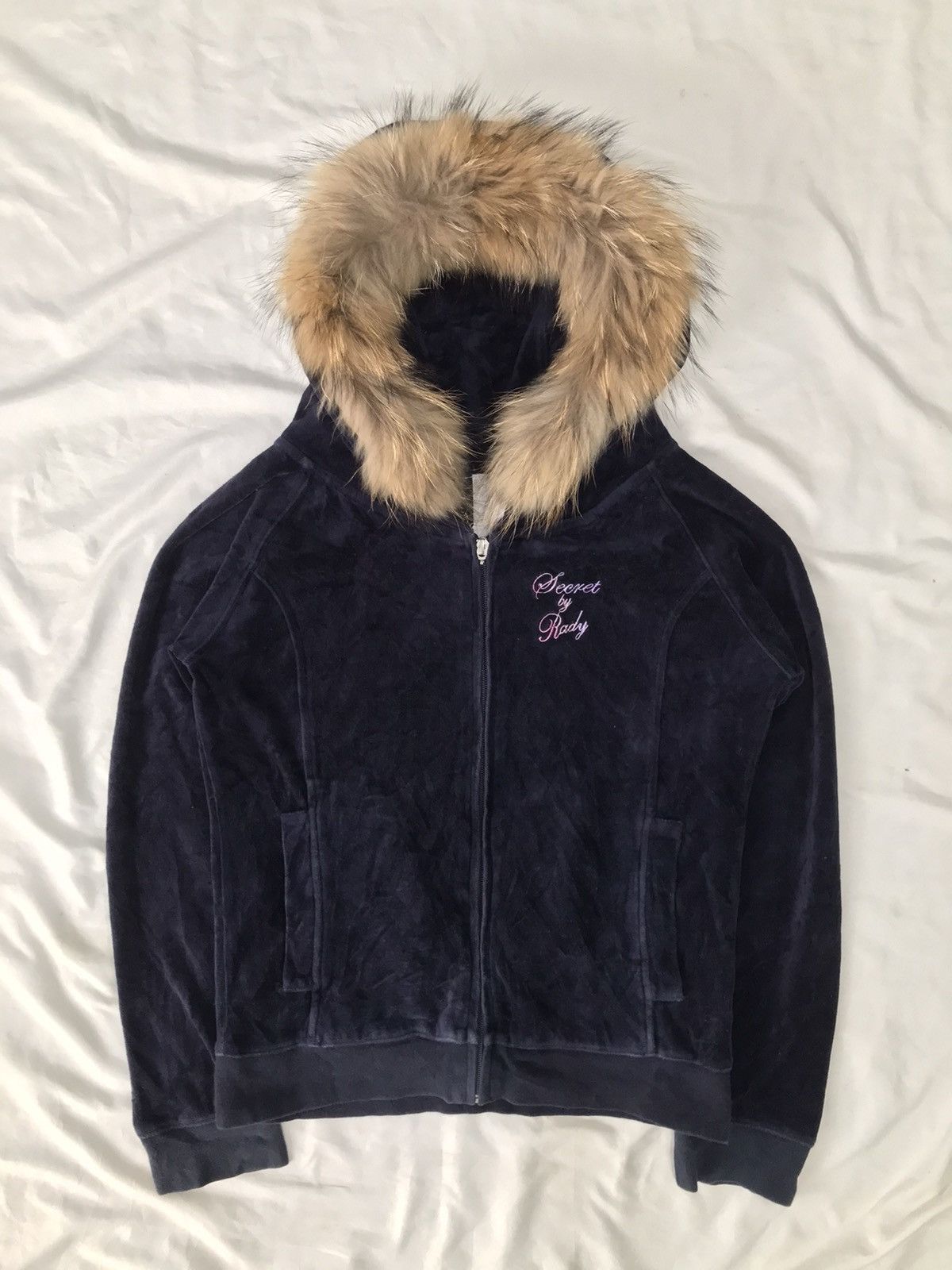 Hysteric Glamour × Japanese Brand × Vintage Velvet fur Hoodie Japanese ...