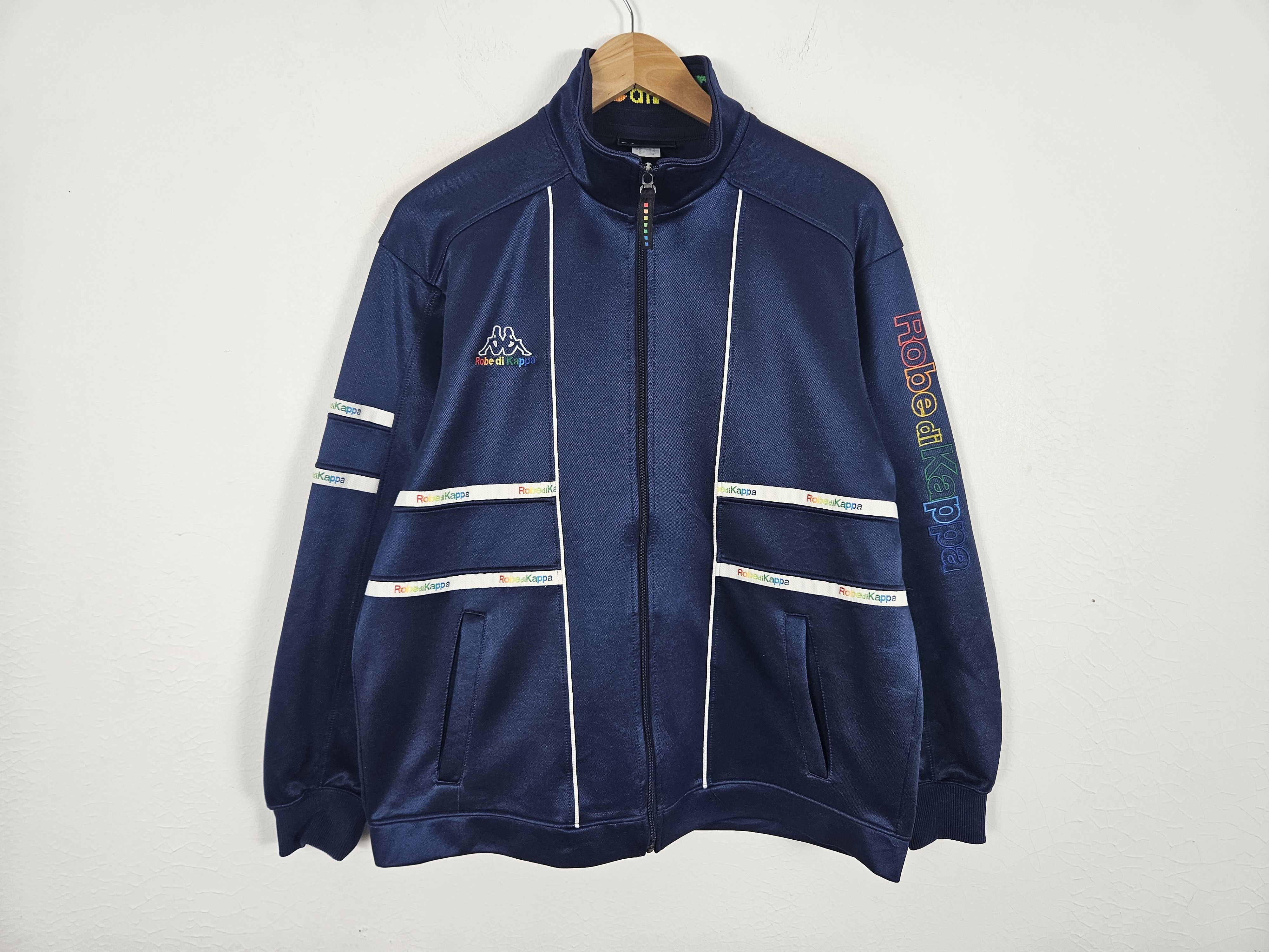 Kappa Vintage Robe di Kappa 90s rainbow tracktop jacket | Grailed