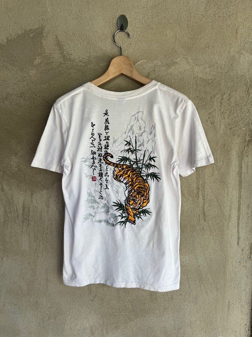 Japanese Brand Japanese Traditional Sukajan Emboridery Tiger Japan ...