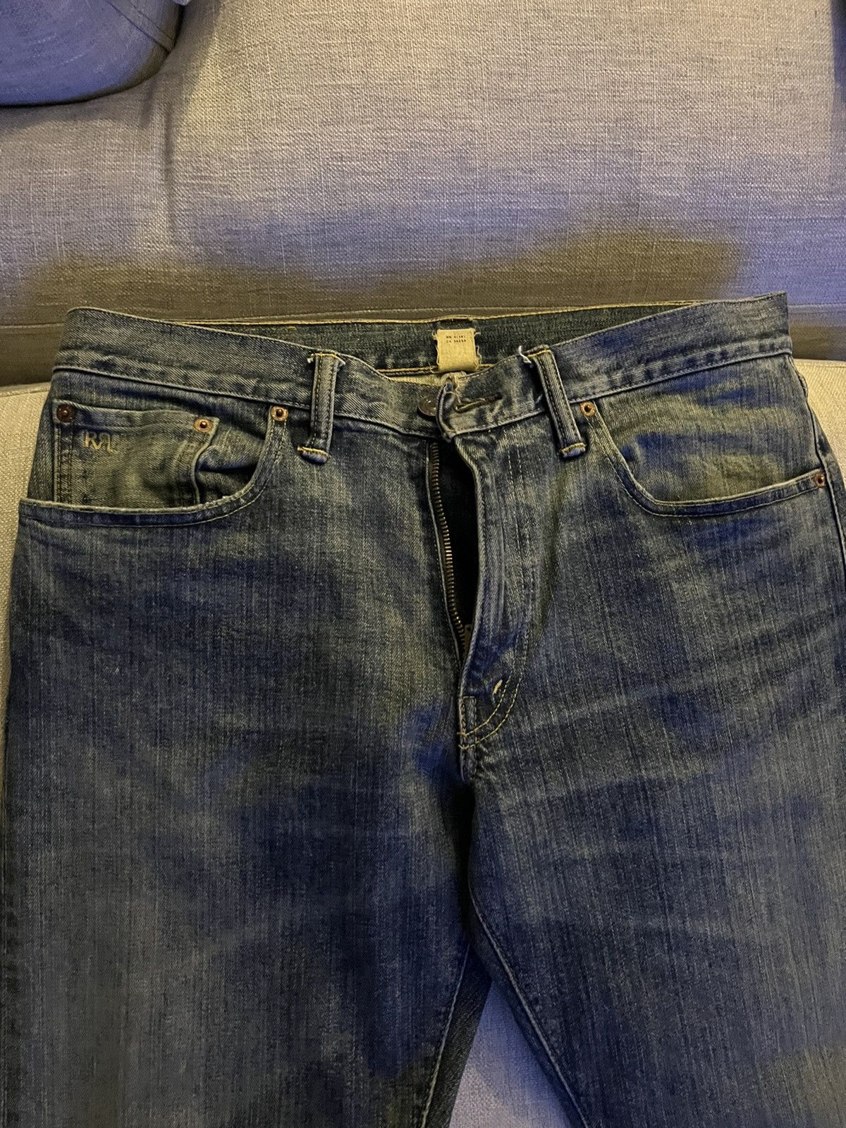 RRL Ralph Lauren RRL Slim Narrow Eakins Wash Jean 32x32 | Grailed