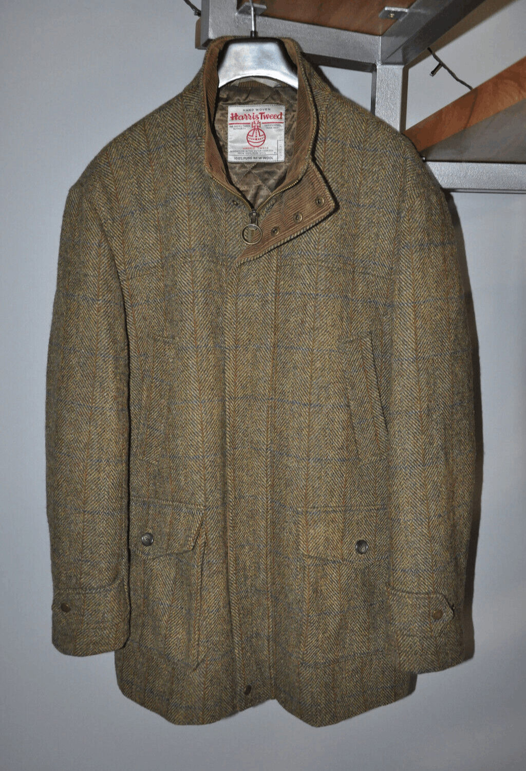 Harris Tweed Pure New Wool Shooting Hunting Coat Jacket | Grailed