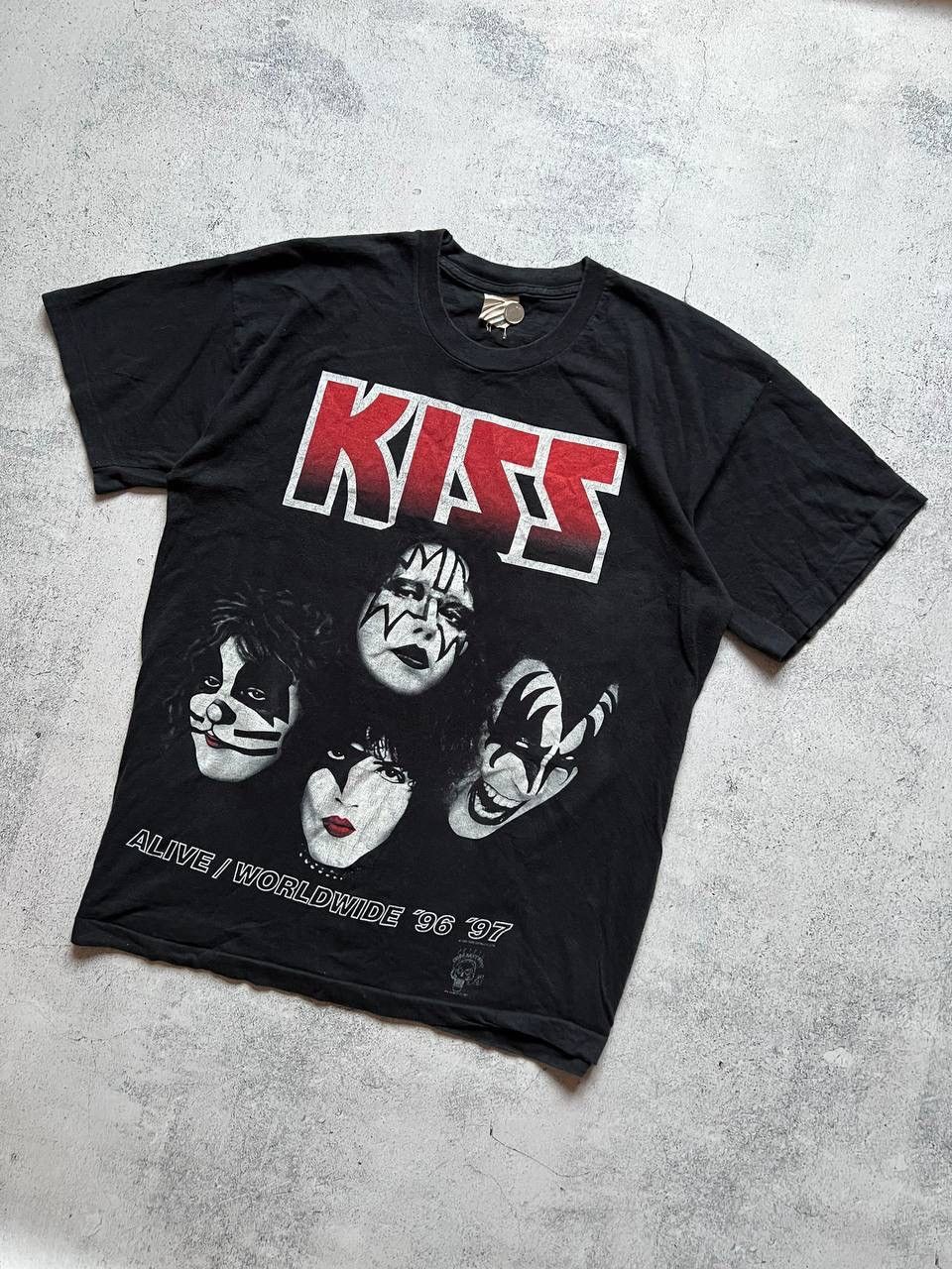 Band Tees × Kiss × Vintage “RARE” KISS 1996 1997 ALIVE WORLDWIDE! tour ...