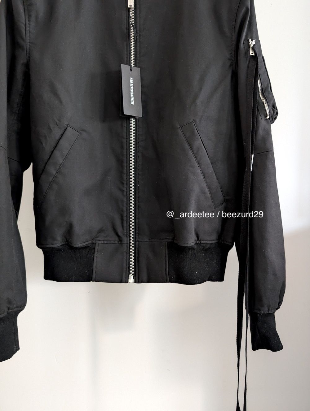 Ann Demeulemeester *NEW* BARBARA BOMBER FLIGHT JACKET $2000 | Grailed