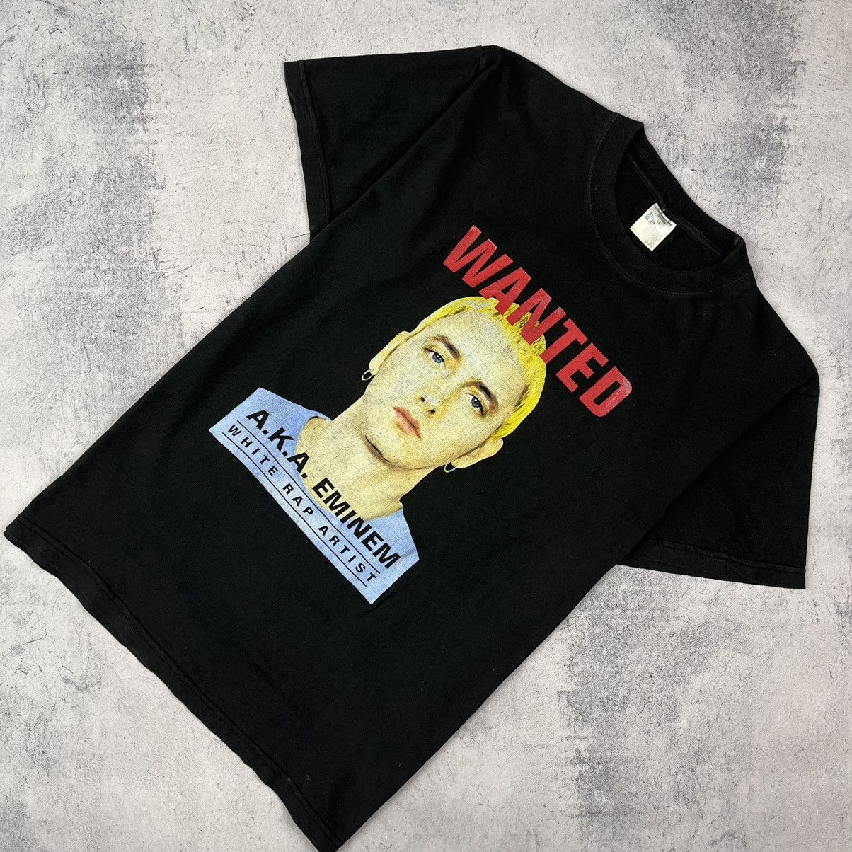 Eminem × Rap Tees × Vintage Vintage Eminem Wanted rare rap tee 90’s ...