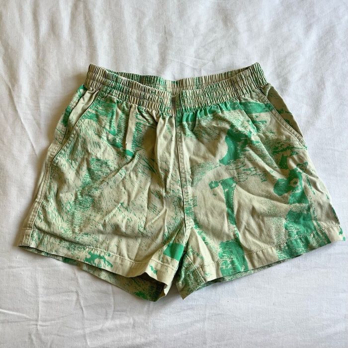 Gotcha Gotcha Mens Shorts Green Pattern Madras Cotton 90s Surf Skat ...