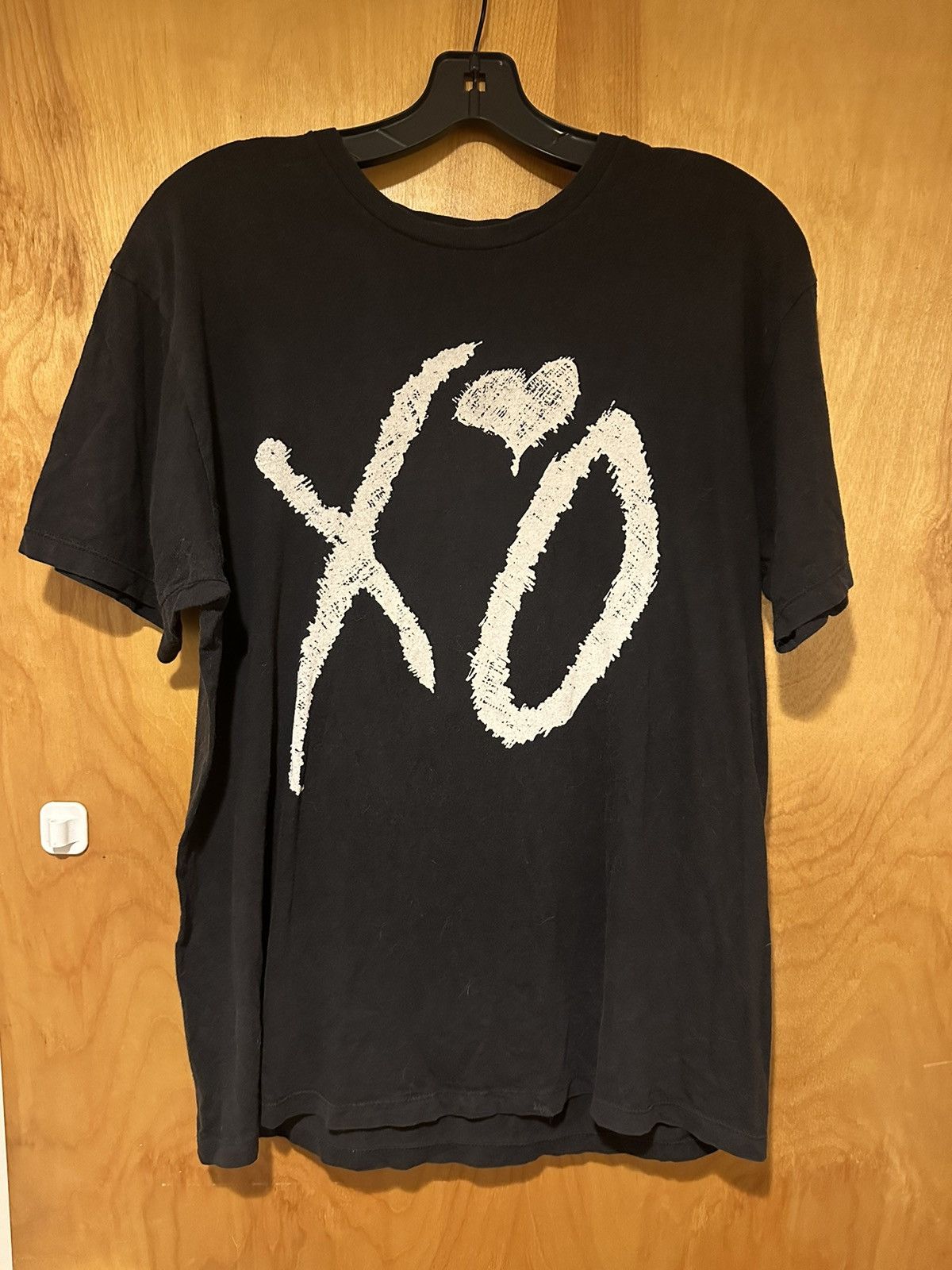 The Weeknd × XO The Weeknd Official Issue XO logo t-shirt size L Large ...