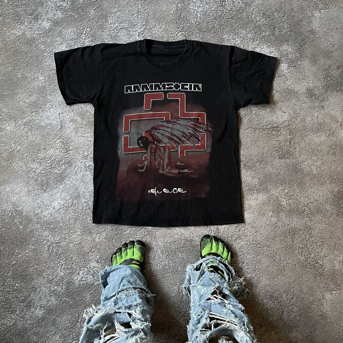 Archival Clothing Vintage Y2K RAMMSTEIN CREEPY FACE Horror Psycho ...