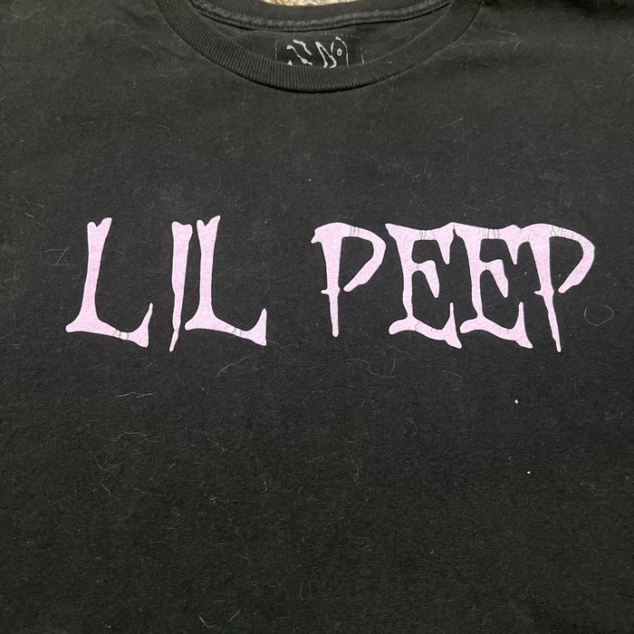 LIL PEEP Black OG Lil Peep Design T-Shirt (Puff Print) | Grailed