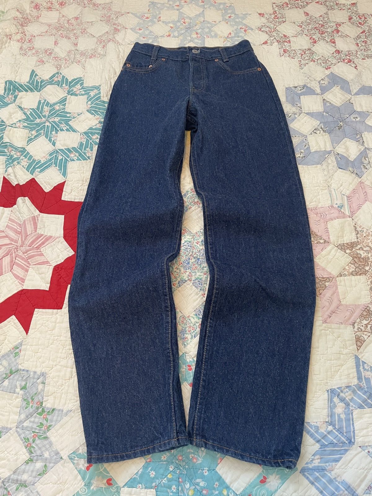 Levi's × Vintage Vintage 80s Levi’s 701 student untreated denim | Grailed