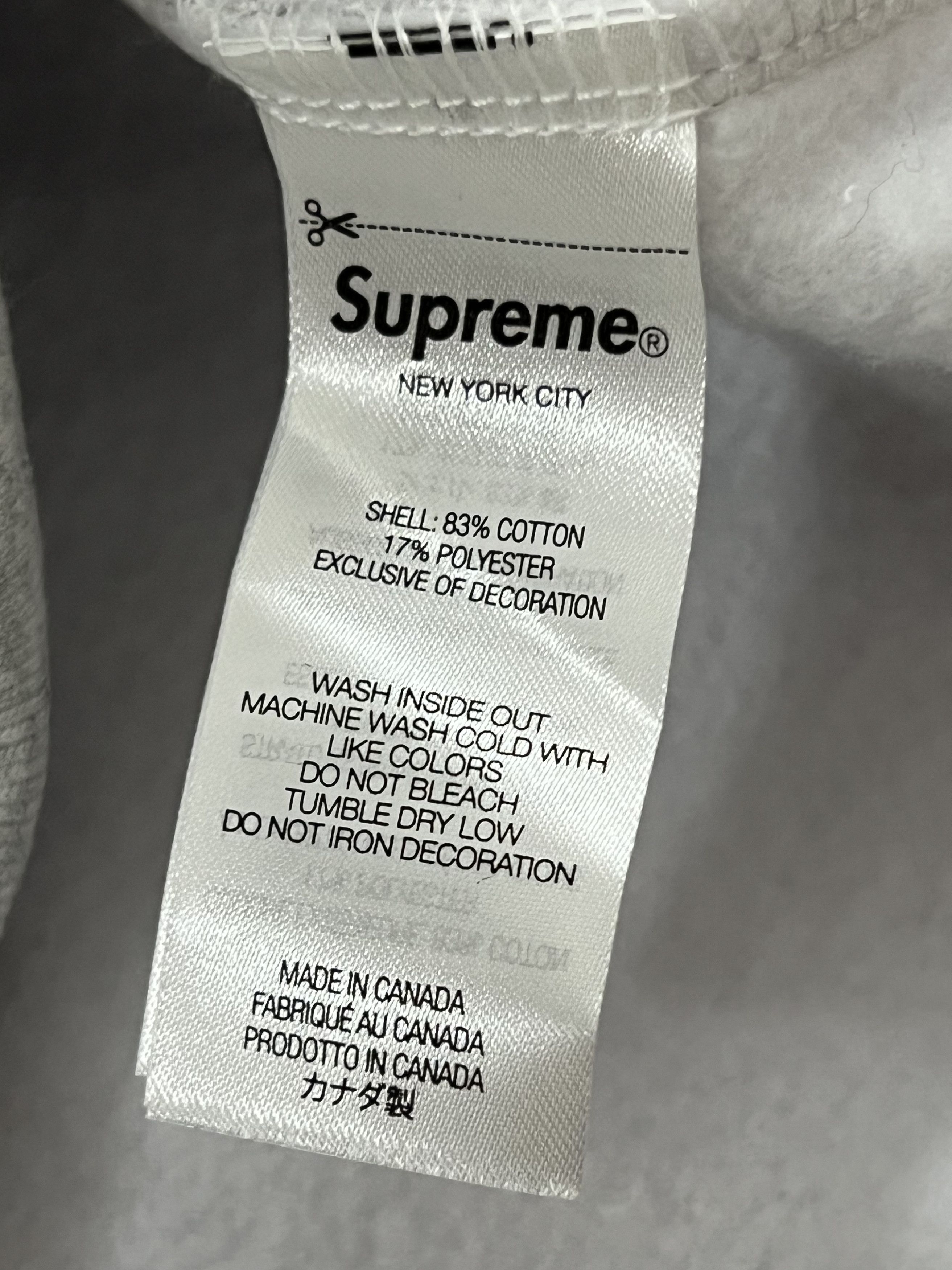 Supreme Kate Moss Hooded Sweatshirt hoodie ash grey logo - Tops Supreme Kate Moss Hooded Sweatshirt hoodie ash grey logo - Tops