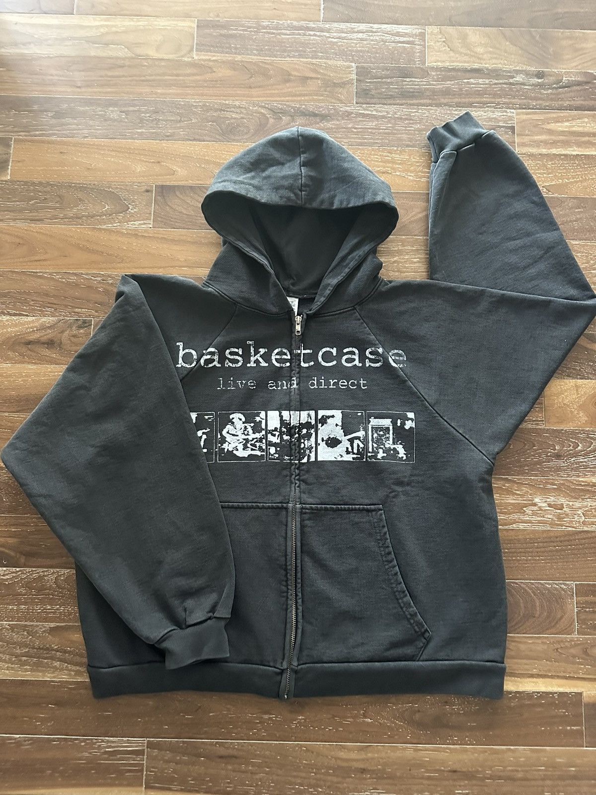 basketcase gallery Basketcase Gallery SCAR Zip Up Hoodie | Grailed