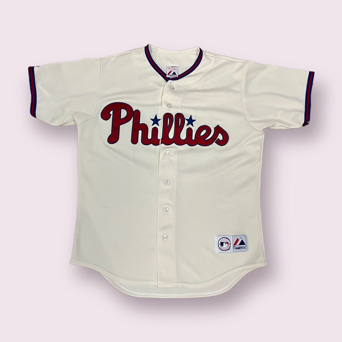 Majestic × Vintage Vintage Majestic Philadelphia Phillies Cream Utley ...