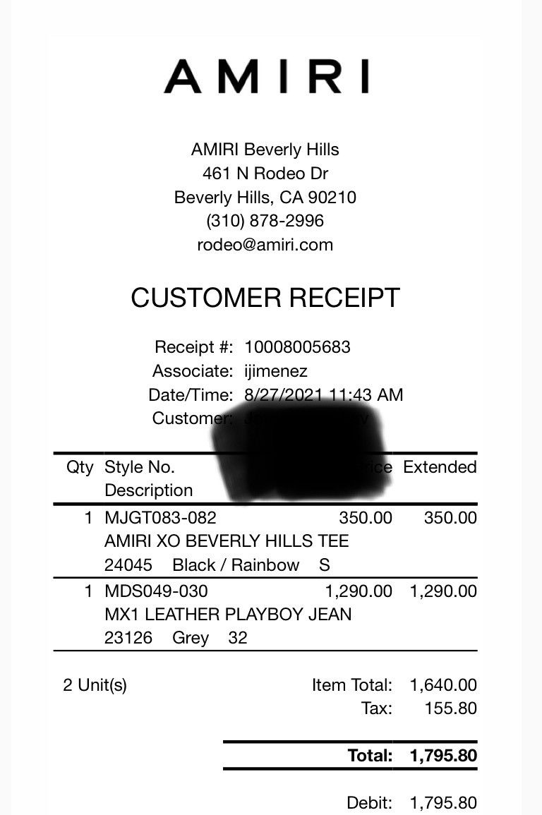 Amiri AMIRI MX1 LEATHER PLAYBOY JEAN GREY | Grailed