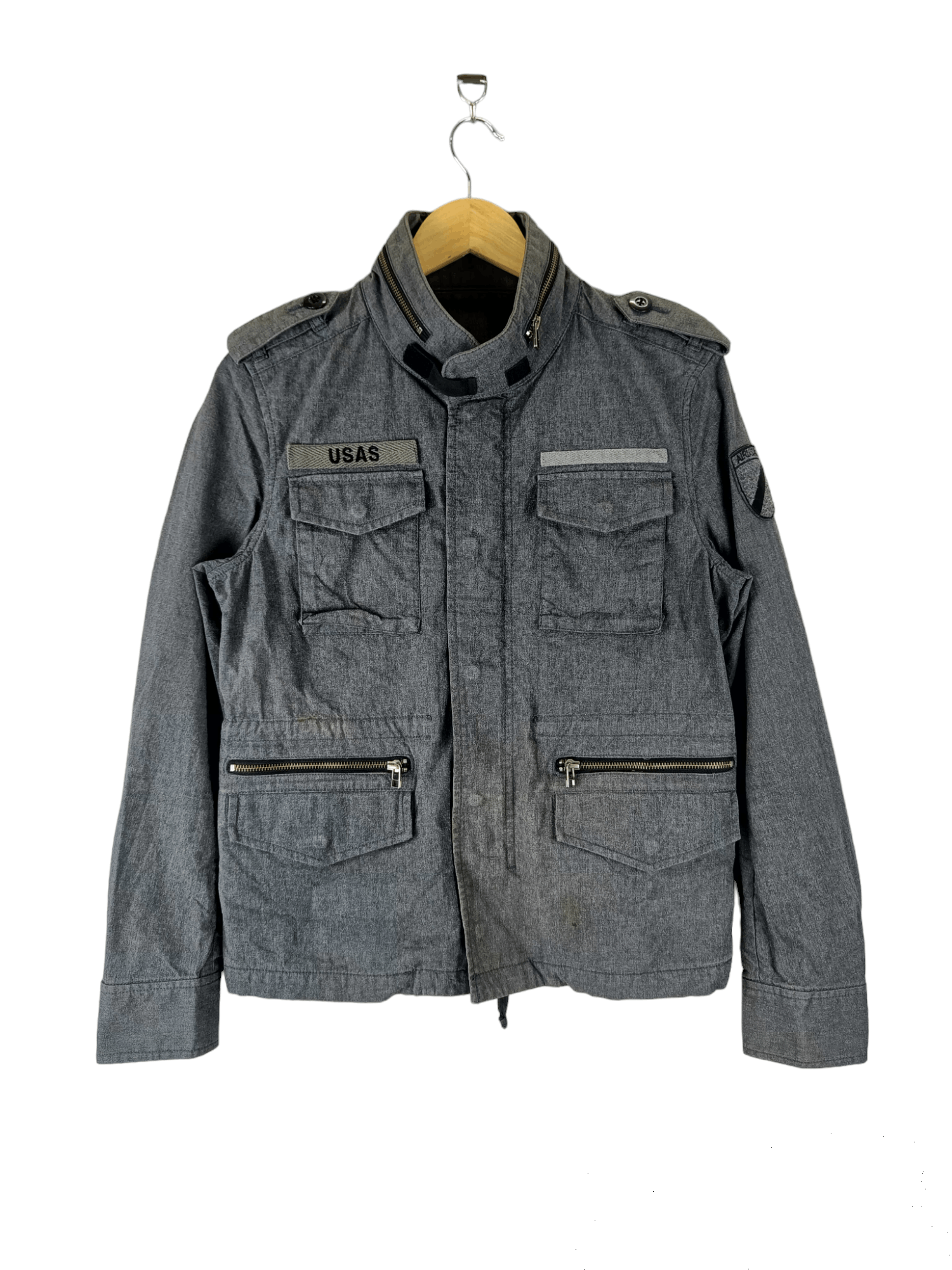 M 65 Field Jacket × Military × Ships Jet Blue SHIPS Jet Blue AIRUSAS ...