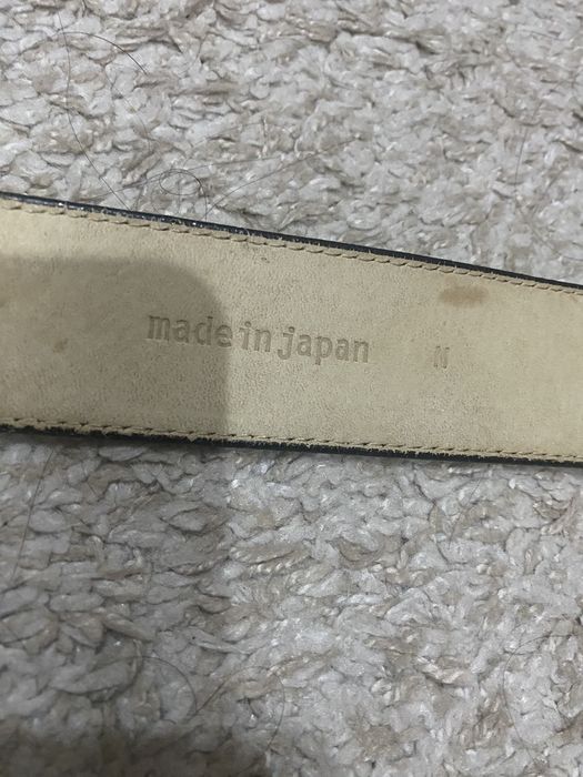 Bape A Bathing Ape Bape Silver Camo Buckle Leather Belt | Grailed