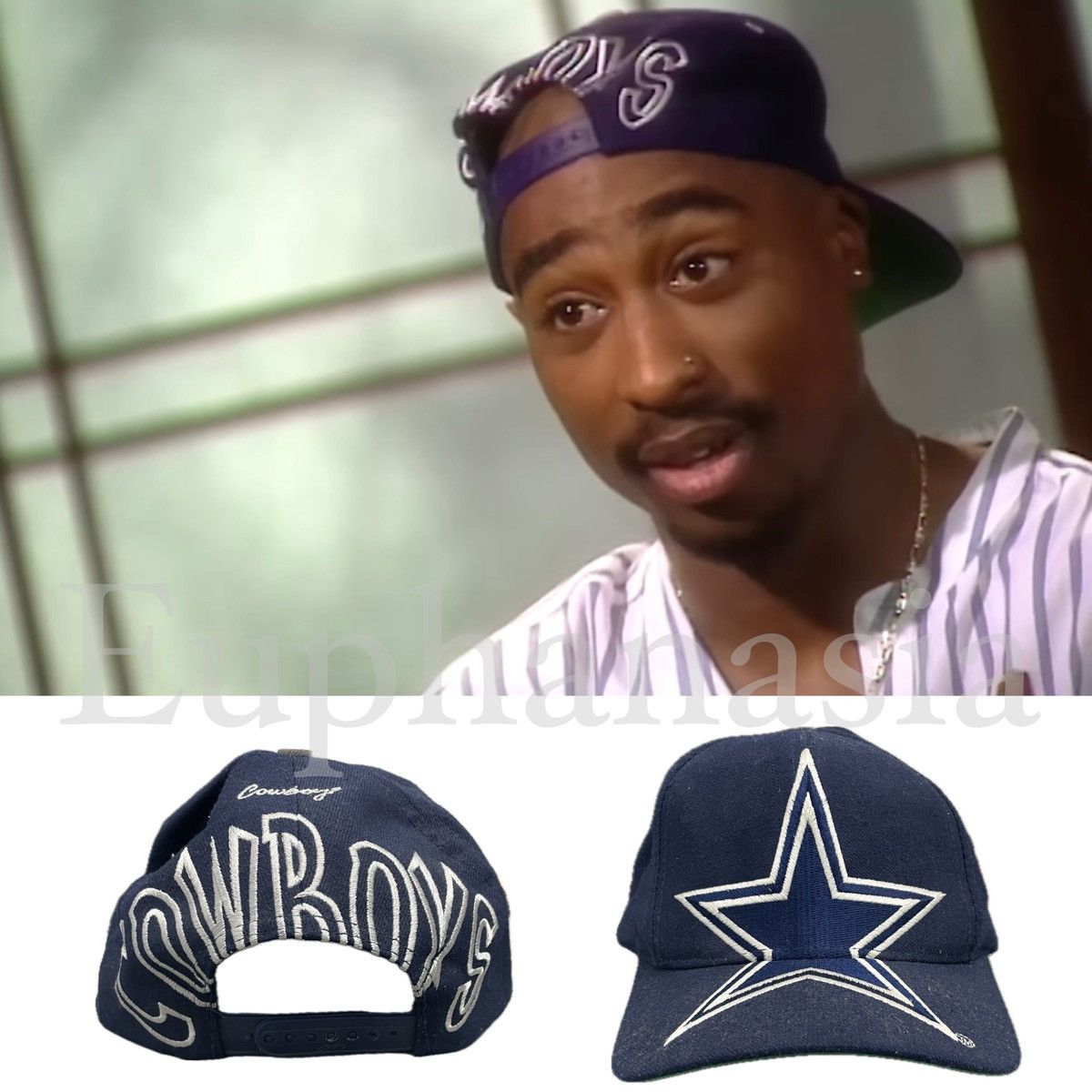 NFL AJD Signature Dallas Cowboys Hat **Style Worn By 2Pac** Vtg | Grailed