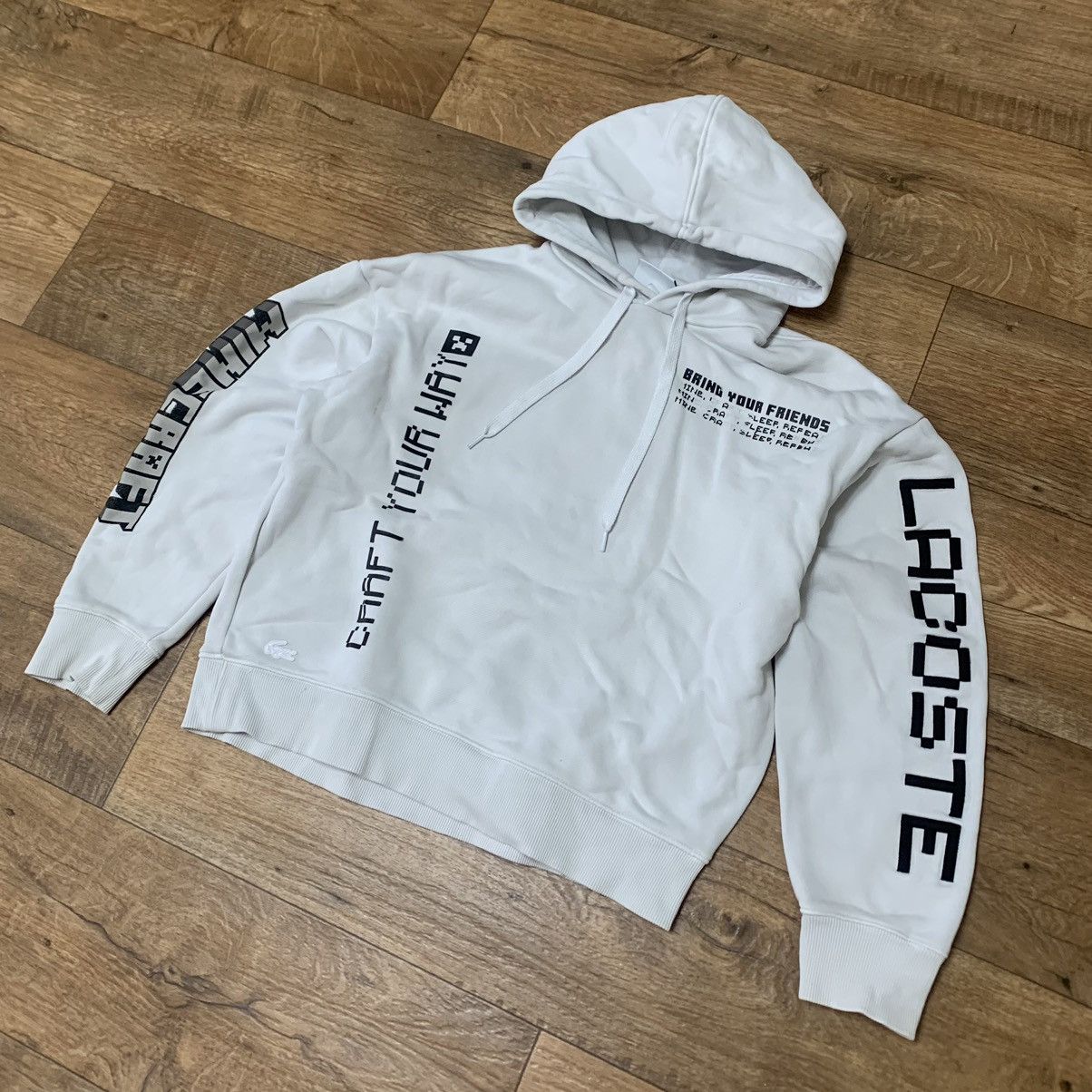 Lacoste Lacoste Minecraft Limited Edition Collab Hoodie Sweatshirt ...