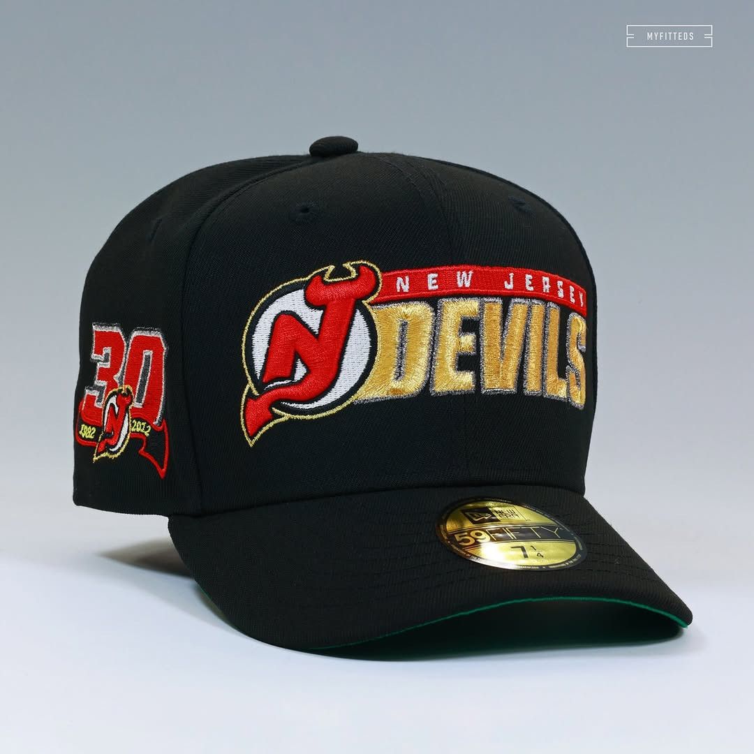 Hat Club × MyFitteds × New Era NEW JERSEY DEVILS 30TH ANNIVERSARY NEW ...