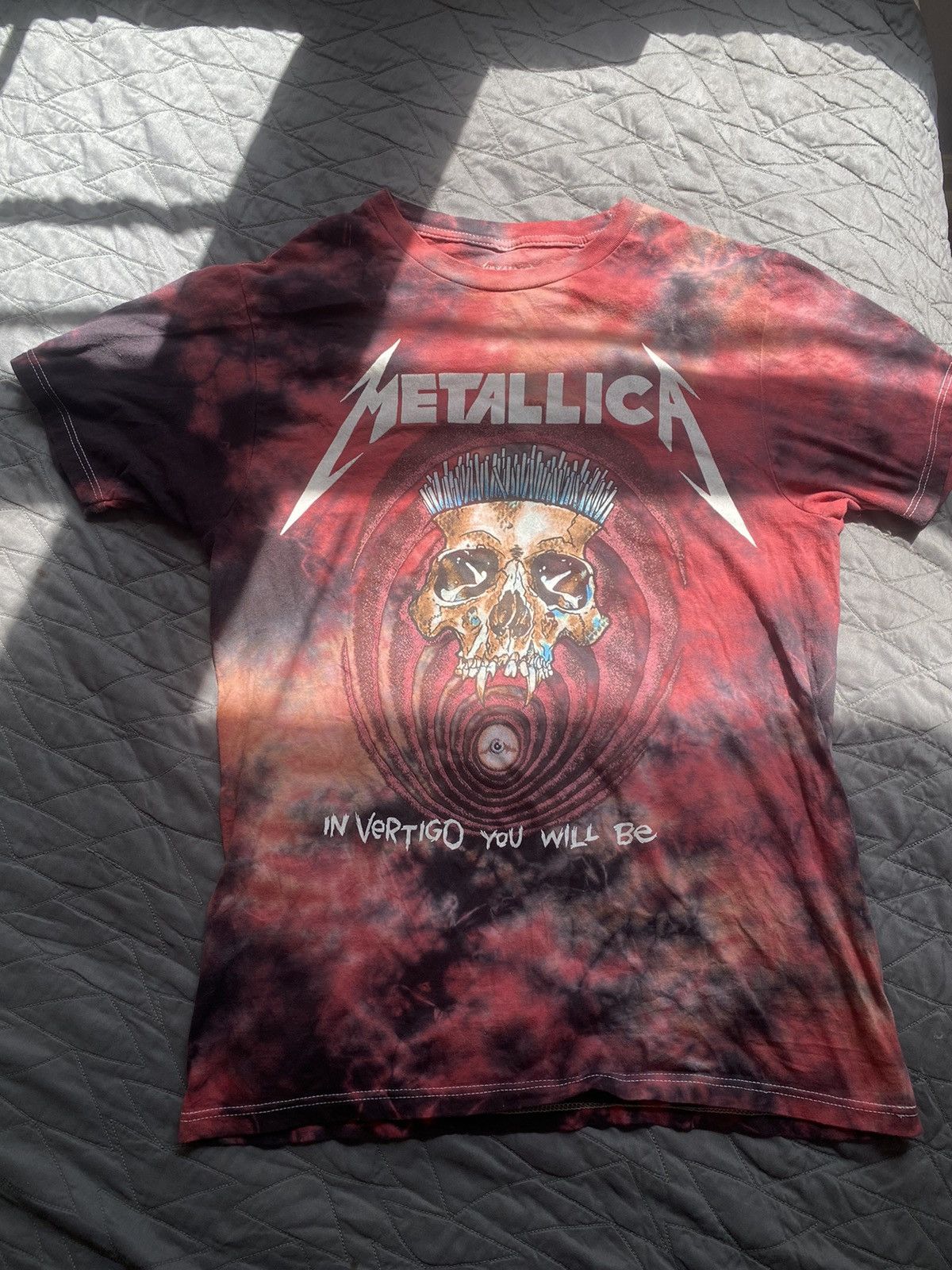 Band Tees × Metallica × Streetwear 🔥METALLICA RED/BLACK TIE DYE🔥 | Grailed