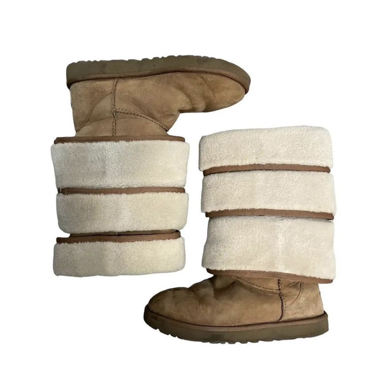 Ugg × Y/Project Y project x Ugg layered boots | Grailed