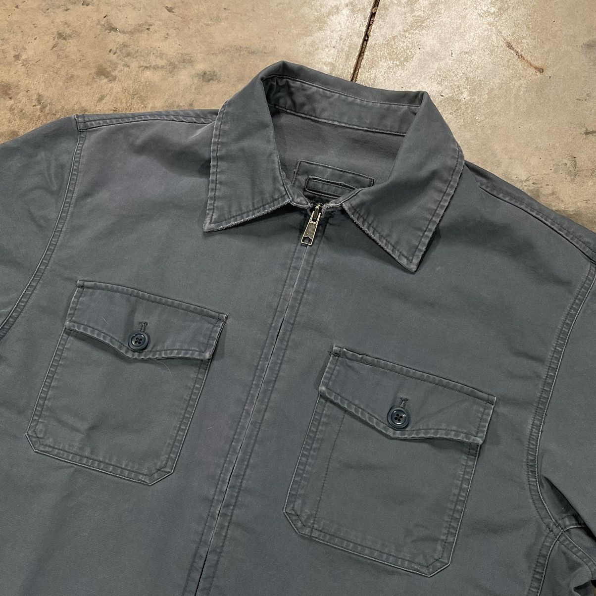 Gap × Vintage Vintage Gap Work Jacket 90s Collared Zip Up Cotton Mechanic | Grailed