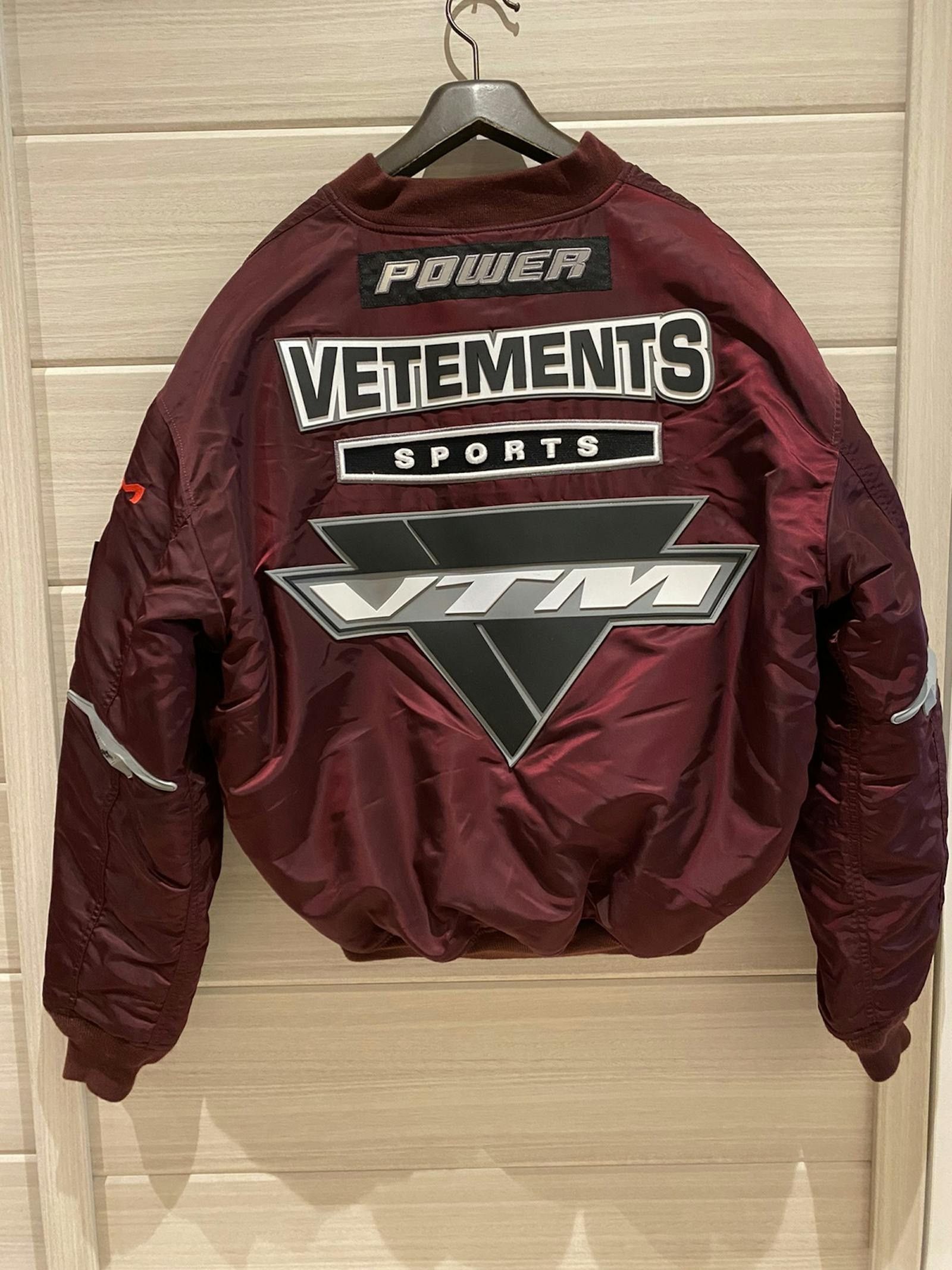 Vetements Vetements x Alpha Industries Racing Bomber Logo Jacket | Grailed