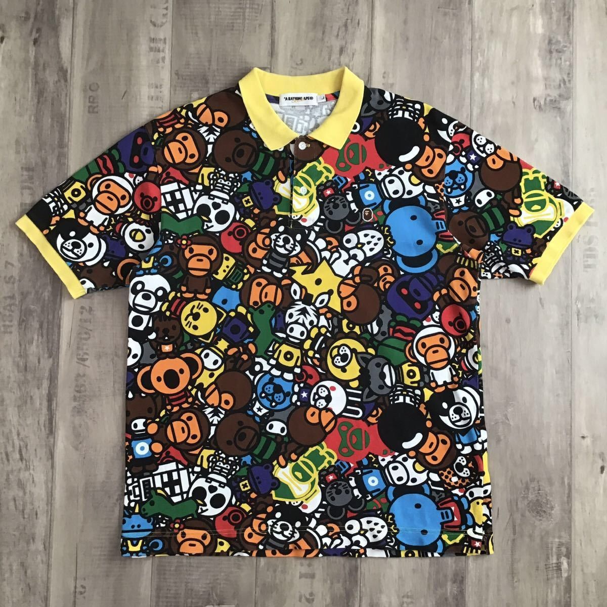 Bape BAPE Milo animal safari polo shirt a bathing ape NIGO | Grailed