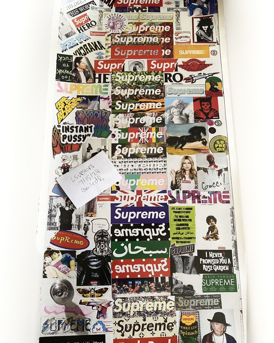 Supreme Supreme x Phaidon Sticker Door Friends & Family Poster | Grailed