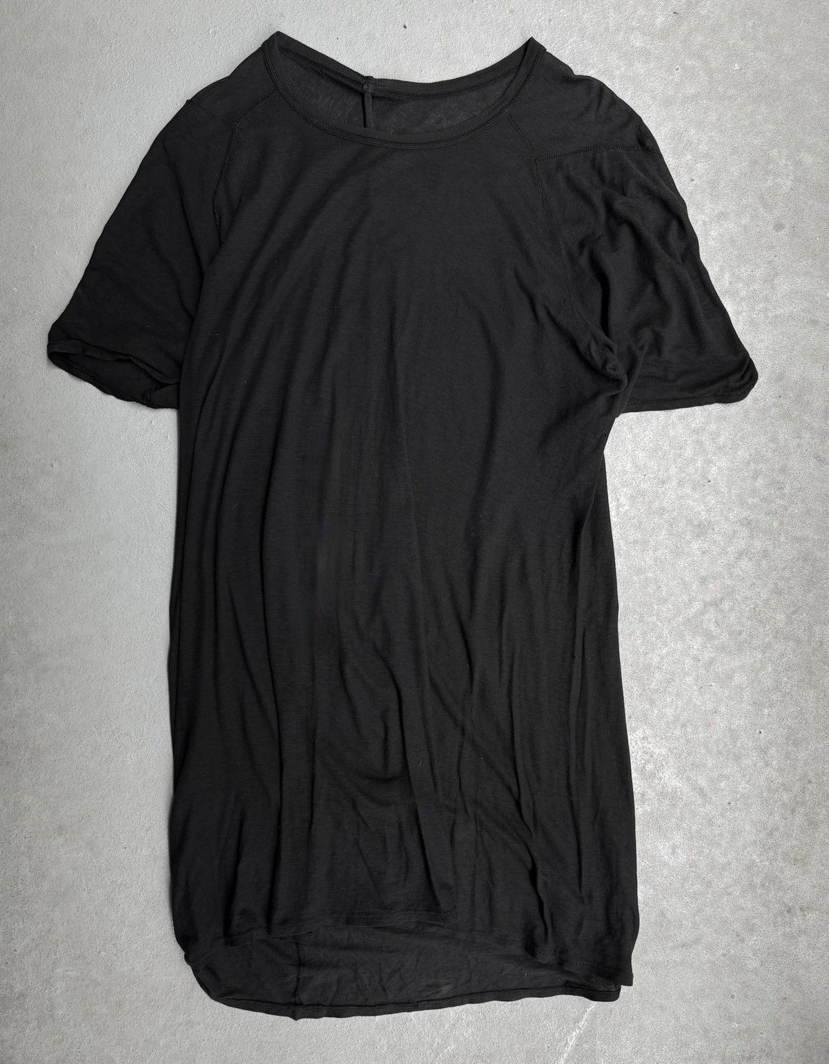 Boris Bidjan Saberi SS15 ‘TS4-F022’ Object-dyed Asymmetrical T-shirt ...