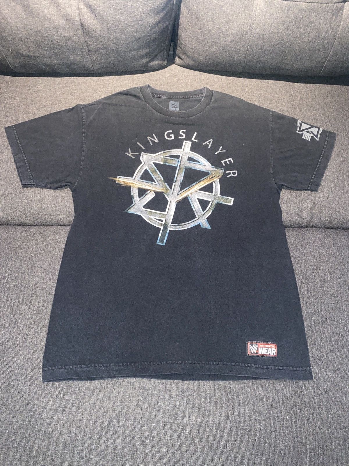 Vintage kingslayer Seth Rollins wwe wrestling shirt size large | Grailed