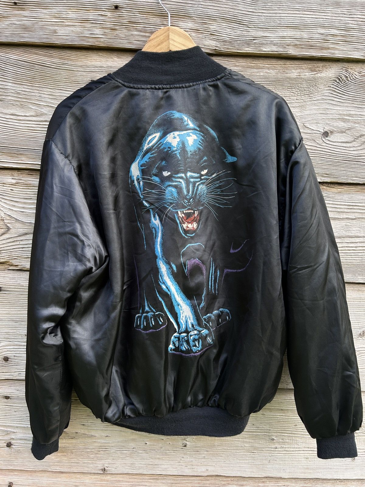 Vintage 90s Vintage Harley 3D Emblem Style Panther Rave Bomber | Grailed