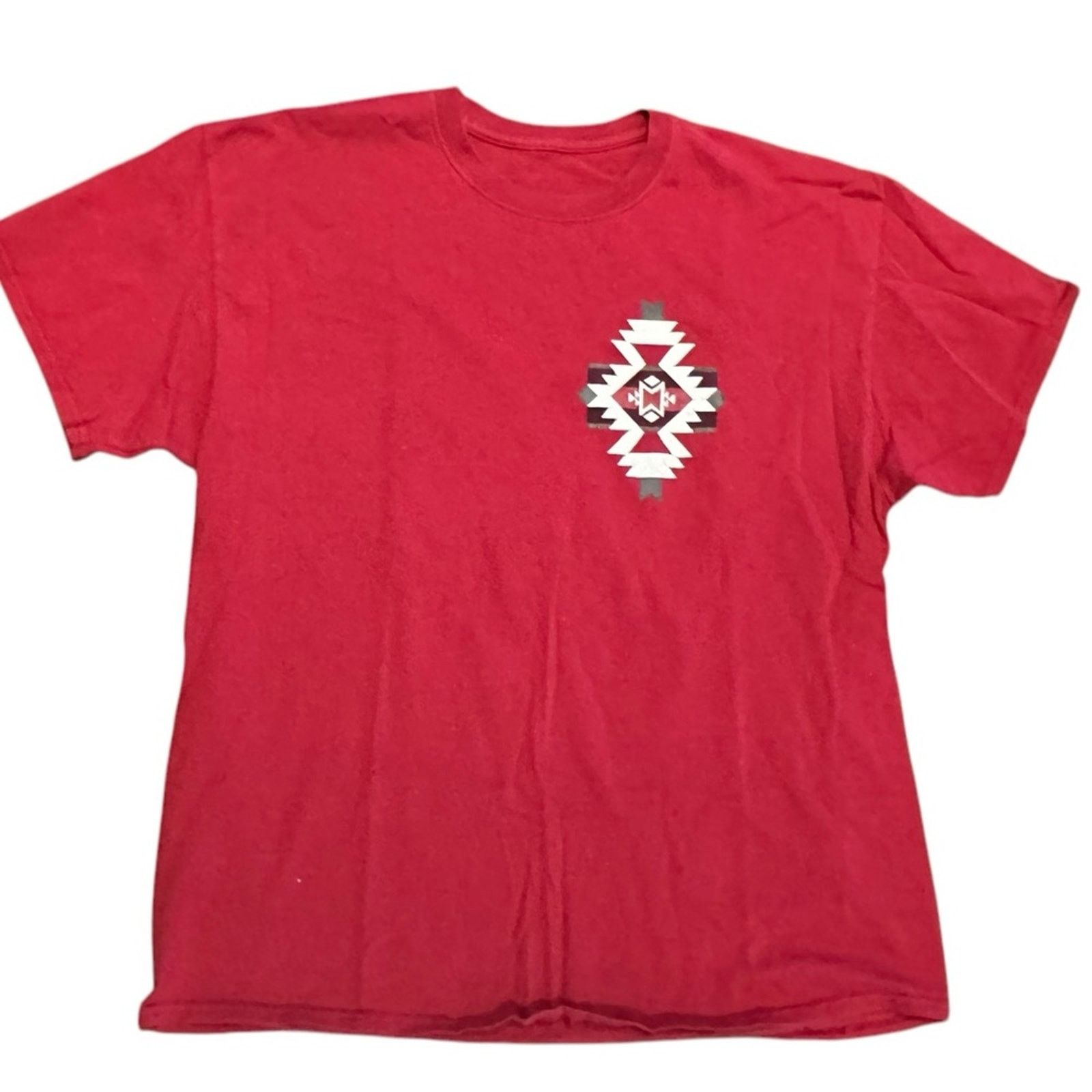 Pendleton PendletonLarge Red T Shirt with Front and Back Logos | Grailed