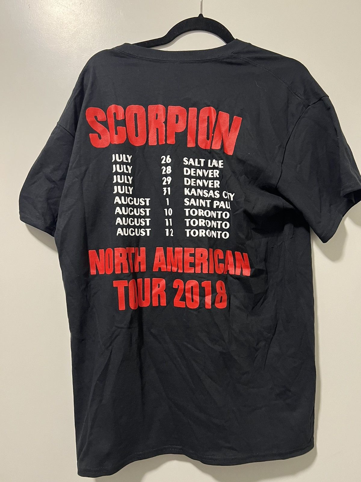 Drake Scorpion tour tee | Grailed