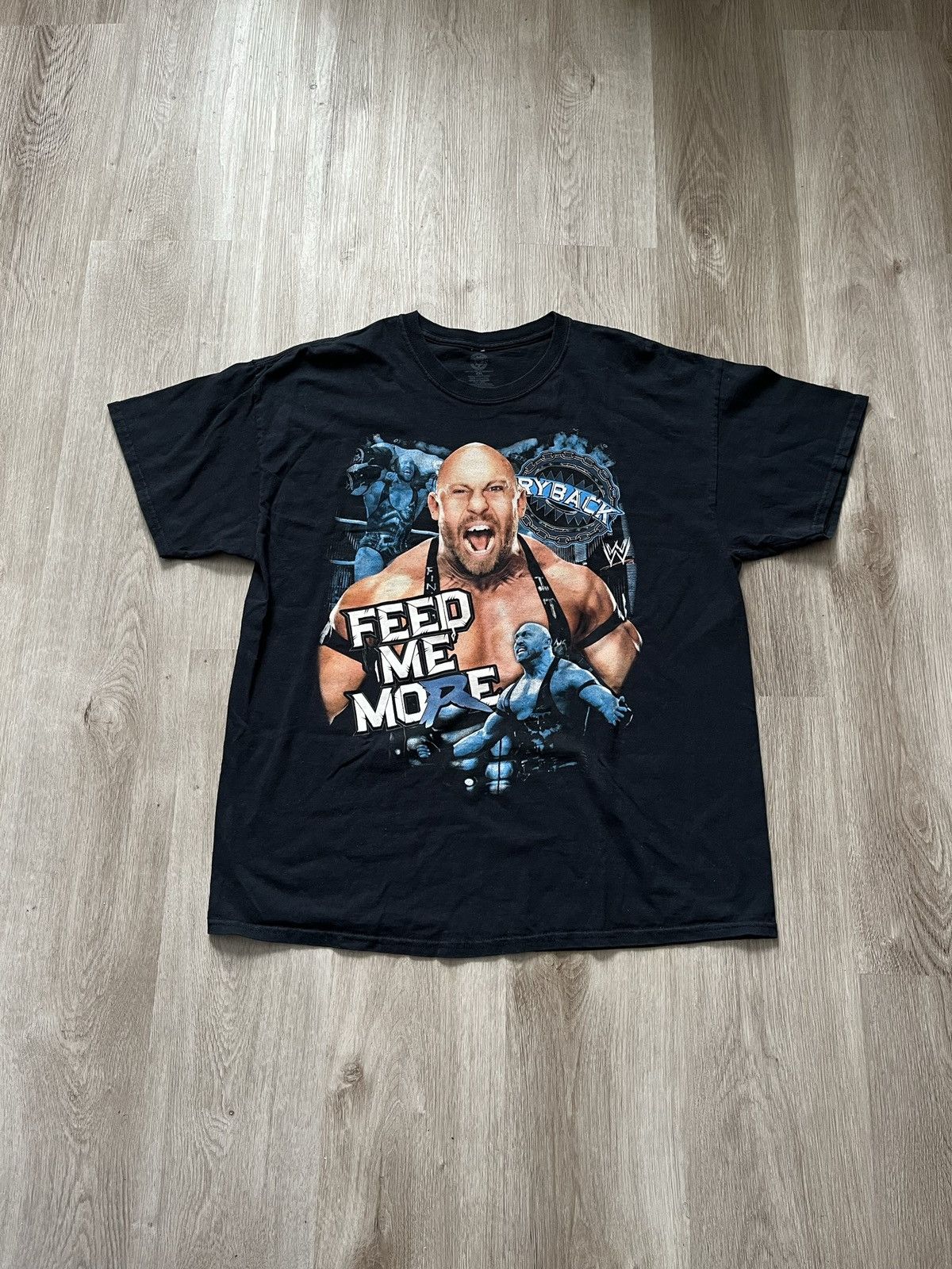 Vintage × WWE × WWF WWE Ryback FEED ME MORE T Shirt | Grailed