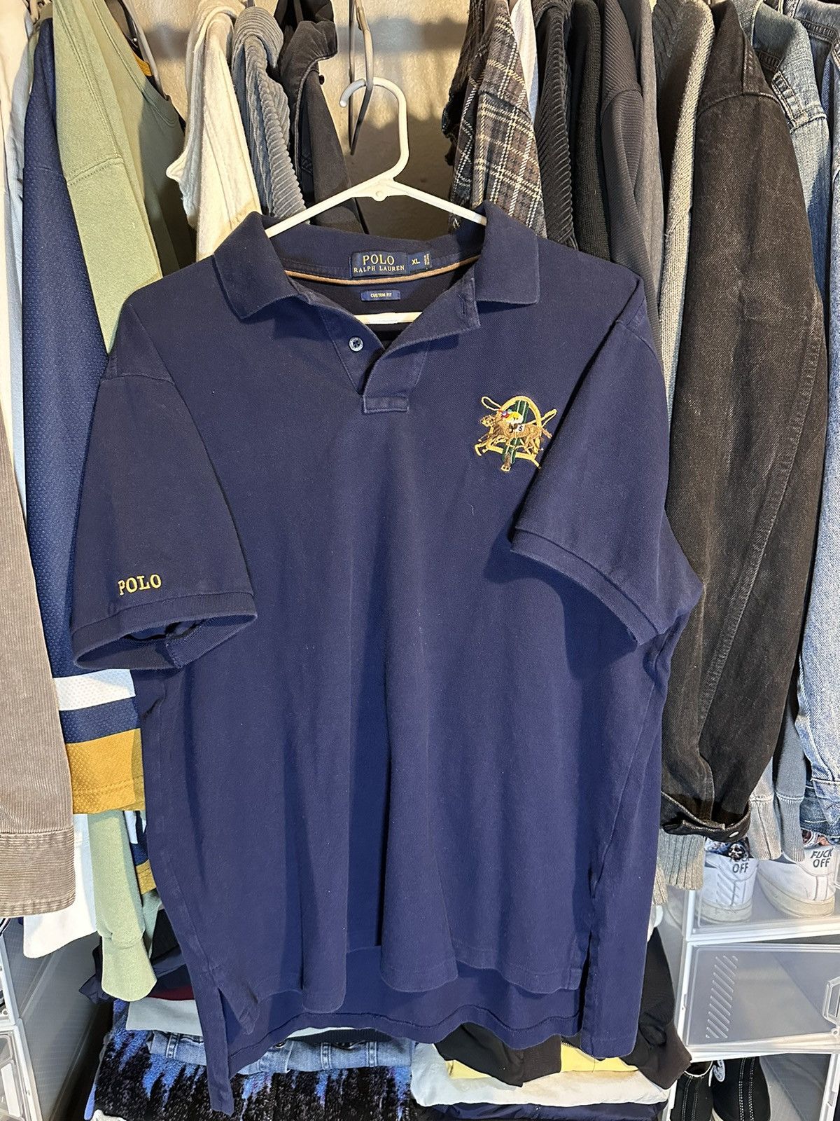 Designer × Polo Ralph Lauren Polo Ralph Lauren polo patch shirt | Grailed