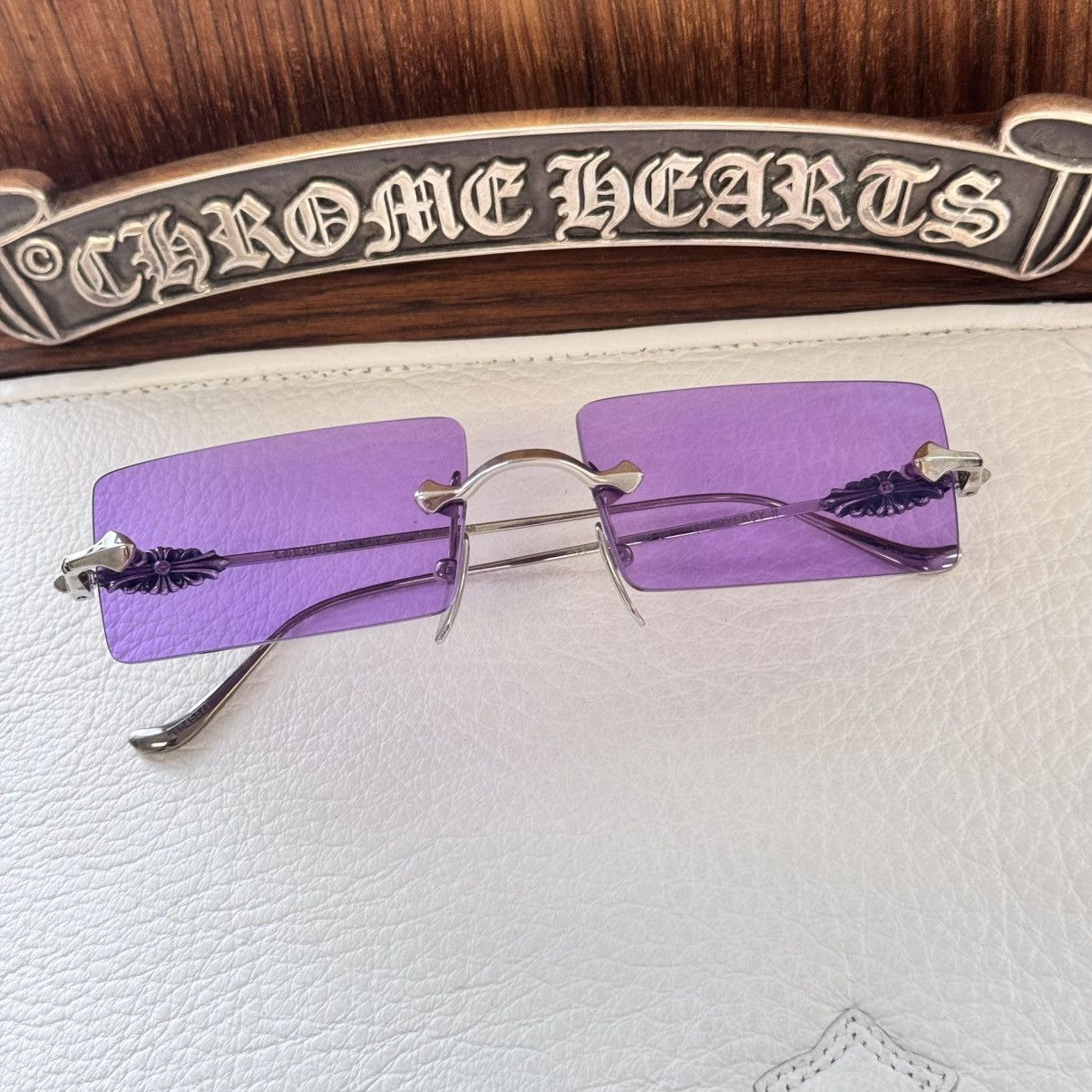 Chrome Hearts Chrome Hearts Hellz Bellz Ovaryeasy II Sunglasses | Grailed