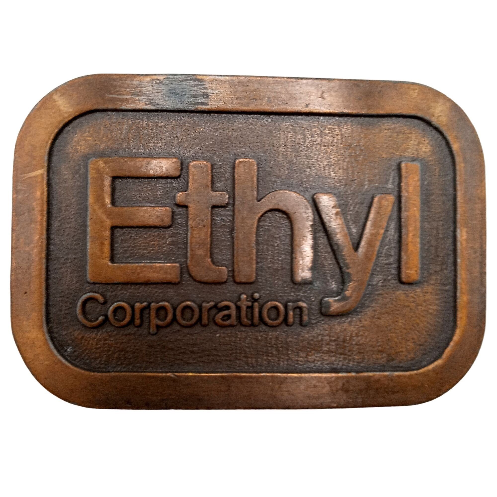 Vintage Ethyl Corporation Belt Buckle Vintage Automotive Fuel Ad | Grailed