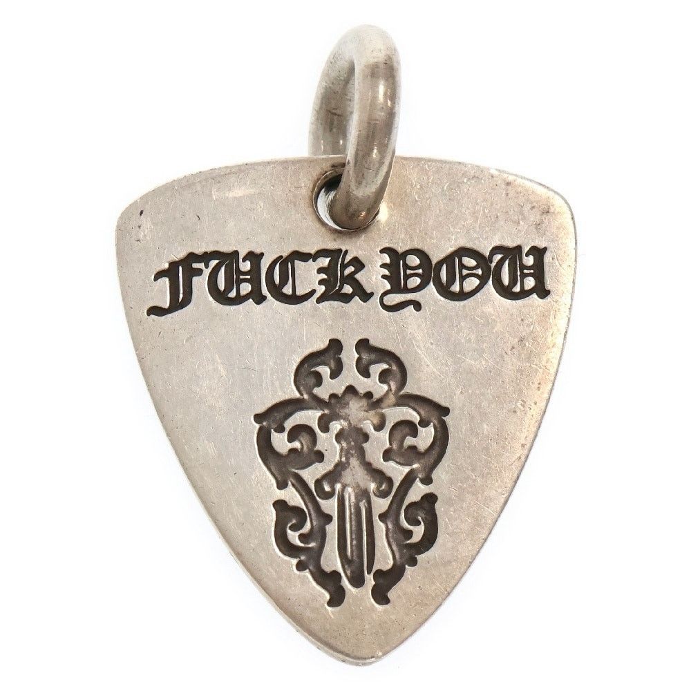 Chrome Hearts Chrome Hearts Guitar Pick Pendant Necklace | Grailed
