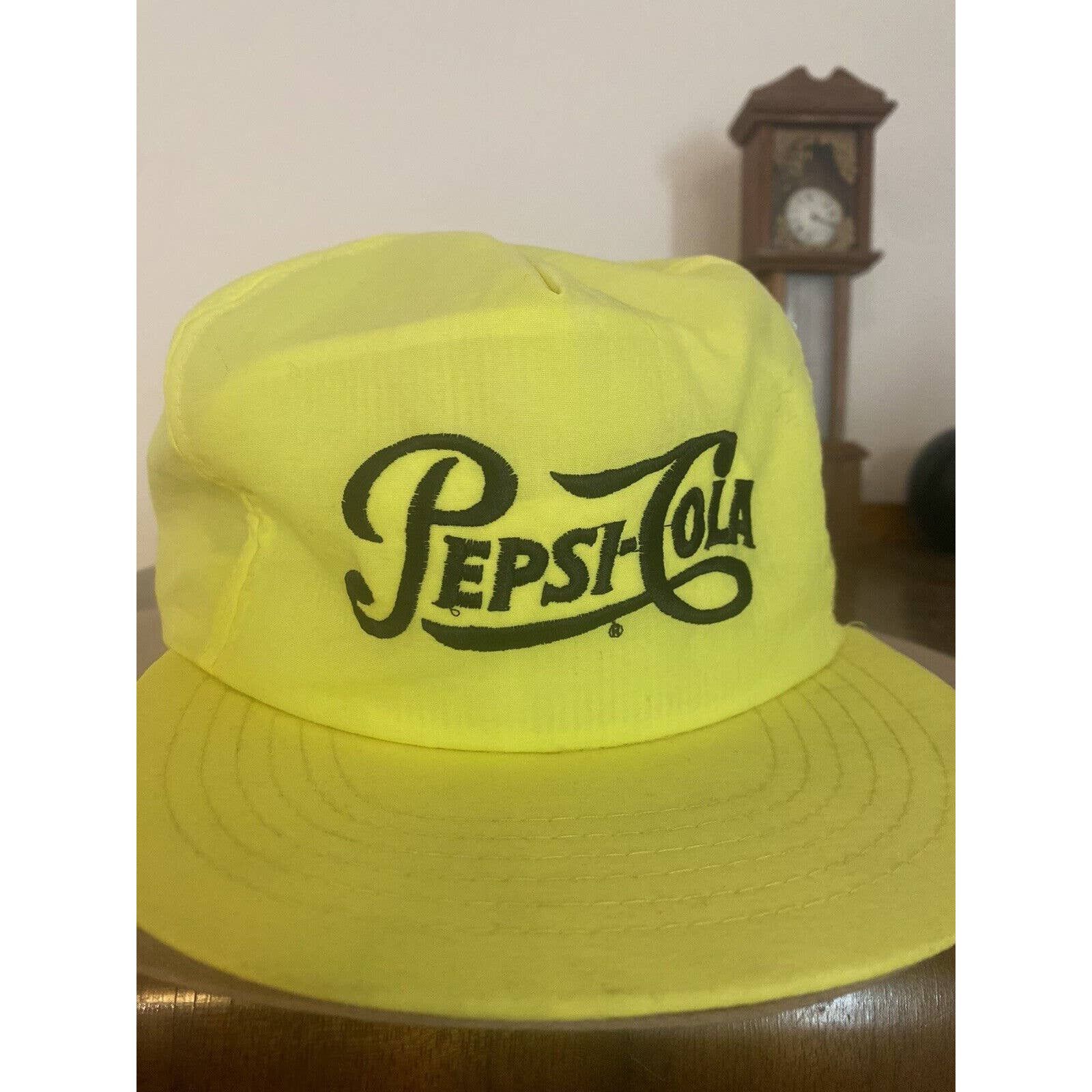 Pepsi Vintage Pepsi Cola Trucker Lightweight Neon Yellow Cap | Grailed