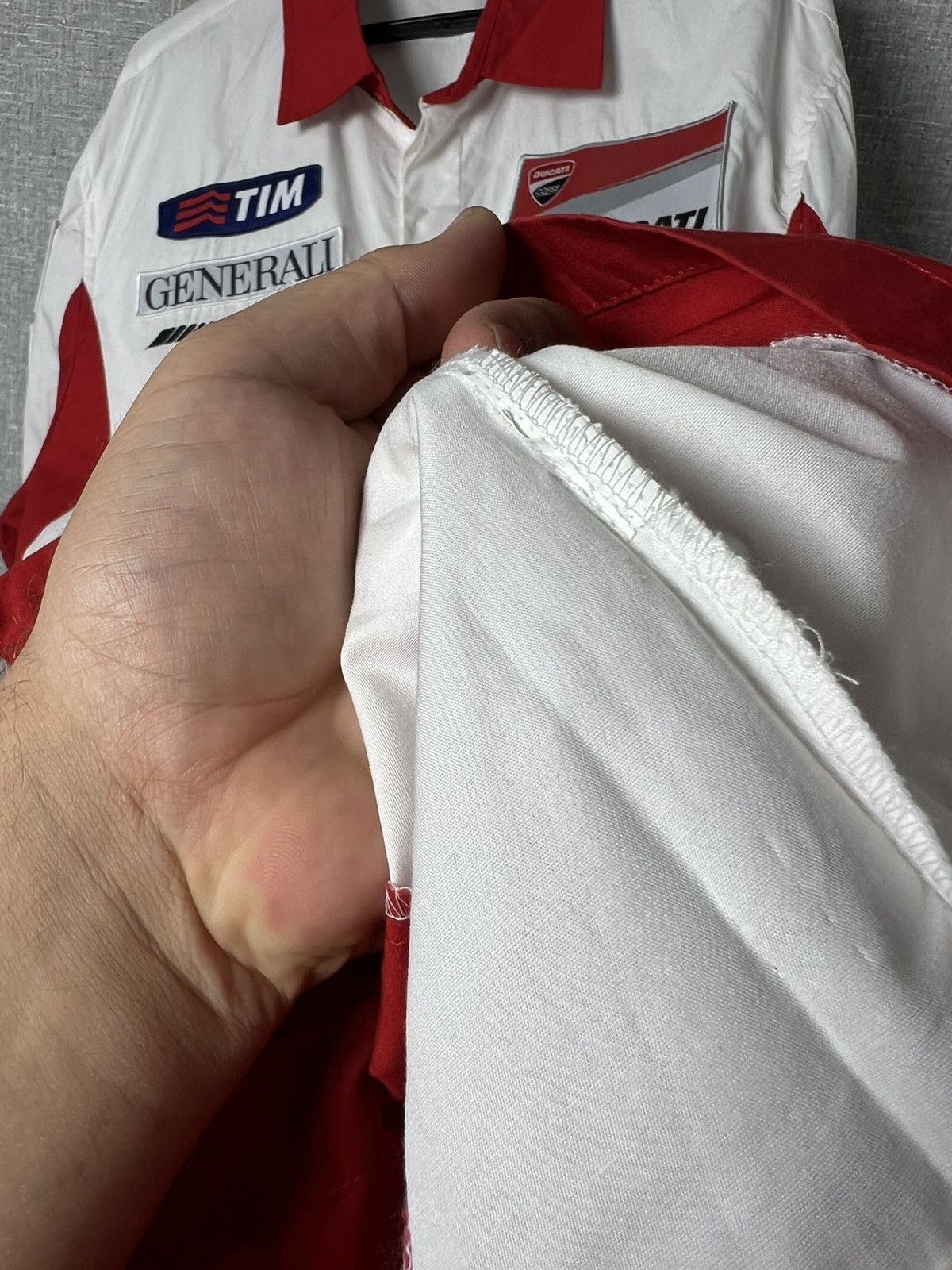Vintage Rare Puma Ducati AMG Racing Button Up Shirt | Grailed