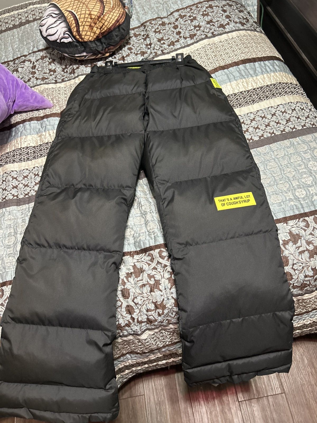Awful Lot of Cough Syrup Awful Lot Of Cough Syrup Puffer Pants | Grailed